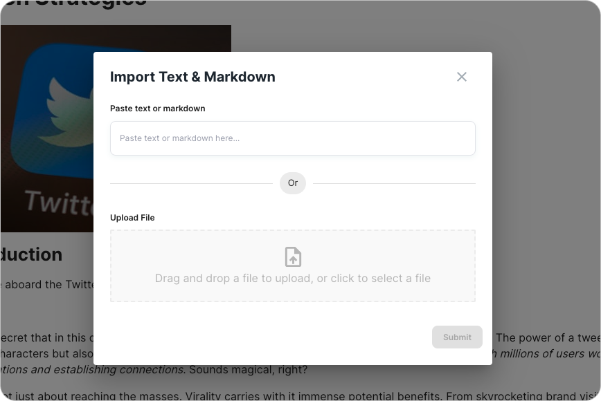 Guide to Importing Content into Junia AI: HTML, Docs & More